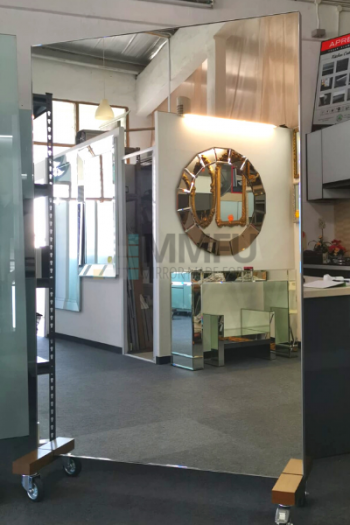Mobile Mirror with Wheels/Rolling Stands - Mirror Made For U